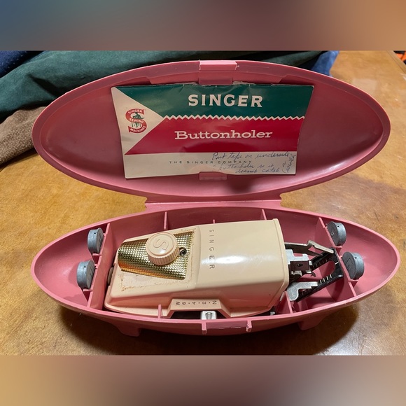 Singer | Other | Vintage 96 Singer Buttonholer | Poshmark